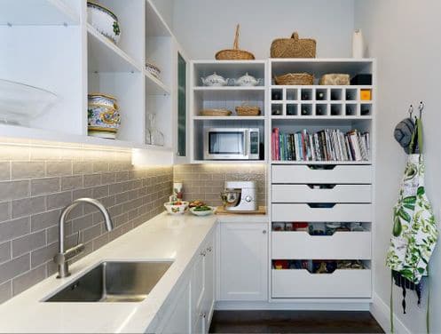 What's the difference between a scullery & a butlers pantry?